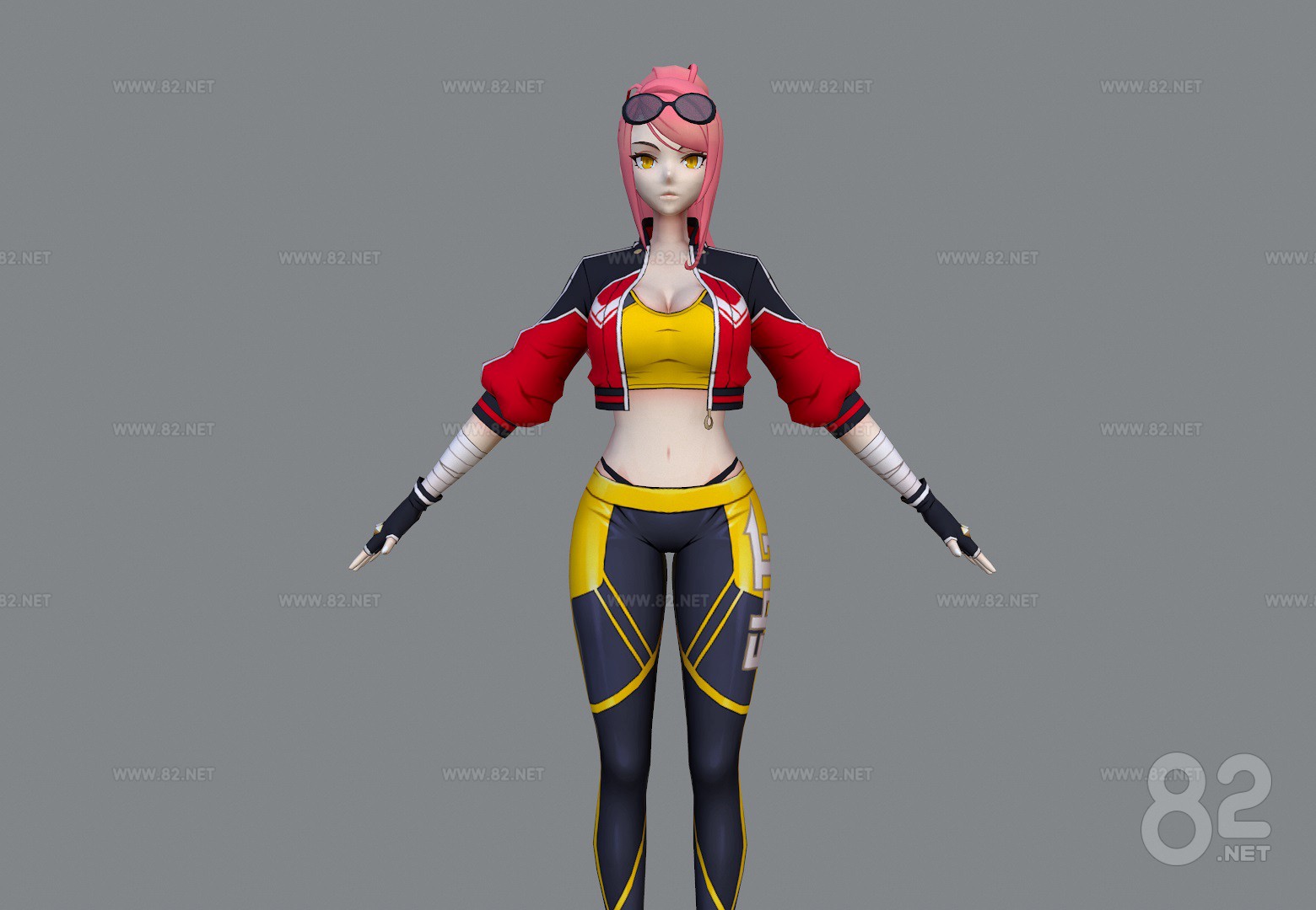 two-dimensional cartoon 3d Model fbx max | 82Models