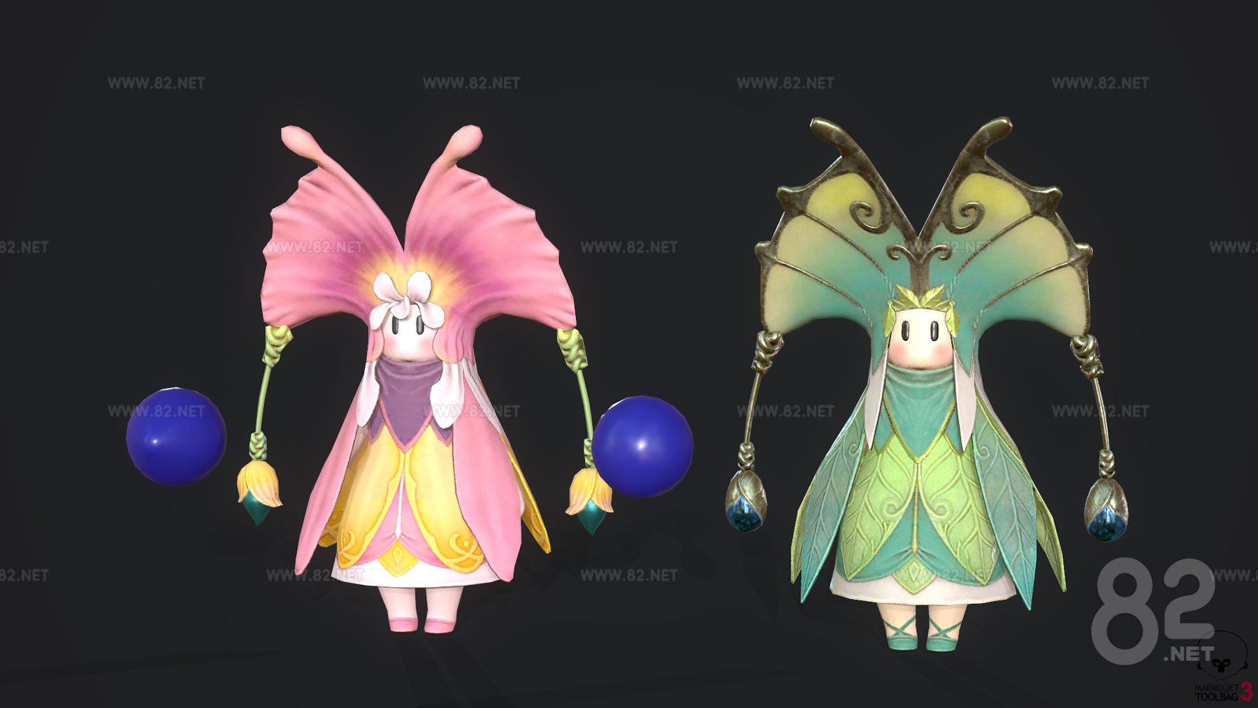 Fairy Flower Demon 3d Model fbx | 82Models
