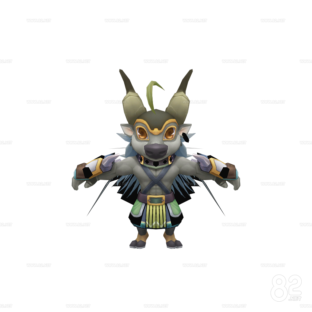 Bull Monster West Magic Style 3d Model fbx | 82Models