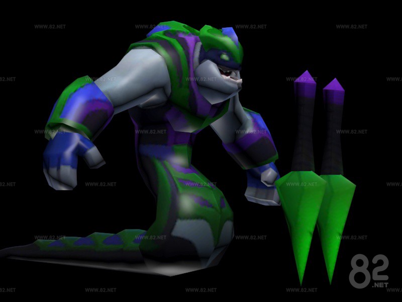 Green Basilisk Character 3d Model fbx | 82Models