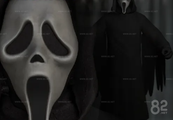 Screaming grimace 3d Model blend | 82Models
