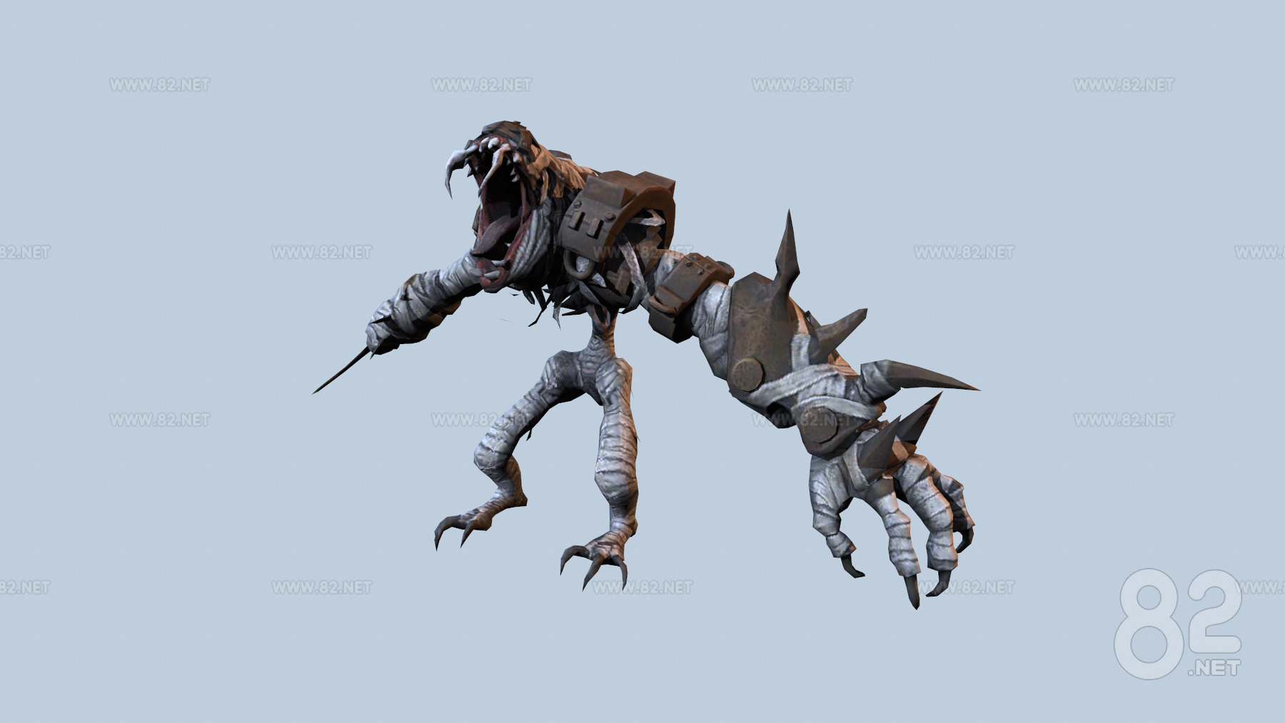 Armor Ghoul Monster 3d Model fbx | 82Models