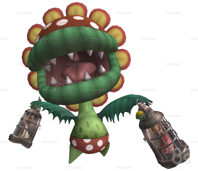 Pitty cannibal flower cartoon 3d Model obj | 82Models