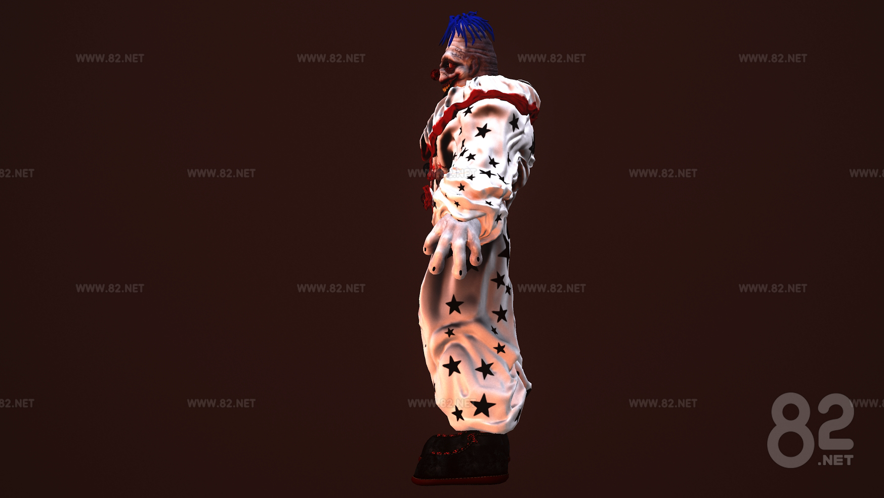 vaudeville clown evil clown 3d Model ma/mb | 82Models