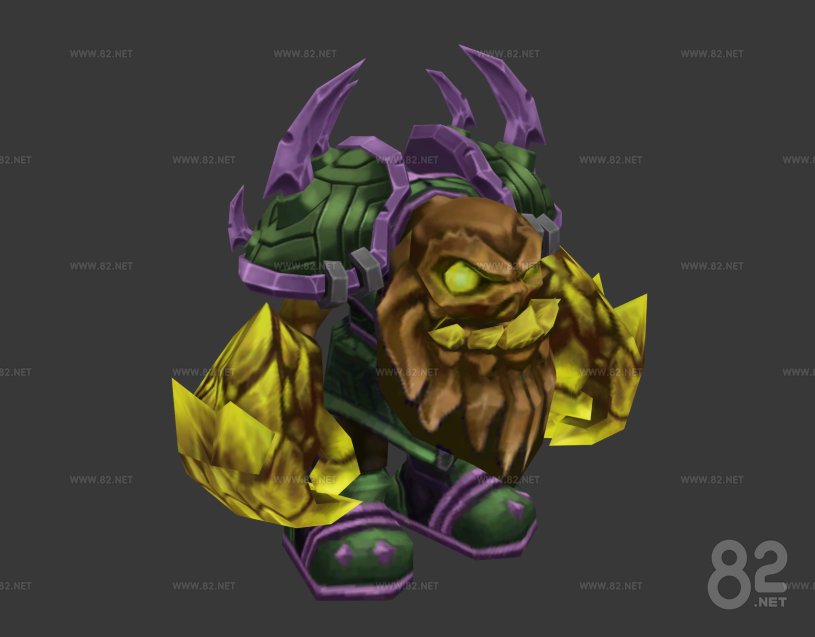 Green Tip Armor Batman Cartoon 3d Model fbx | 82Models