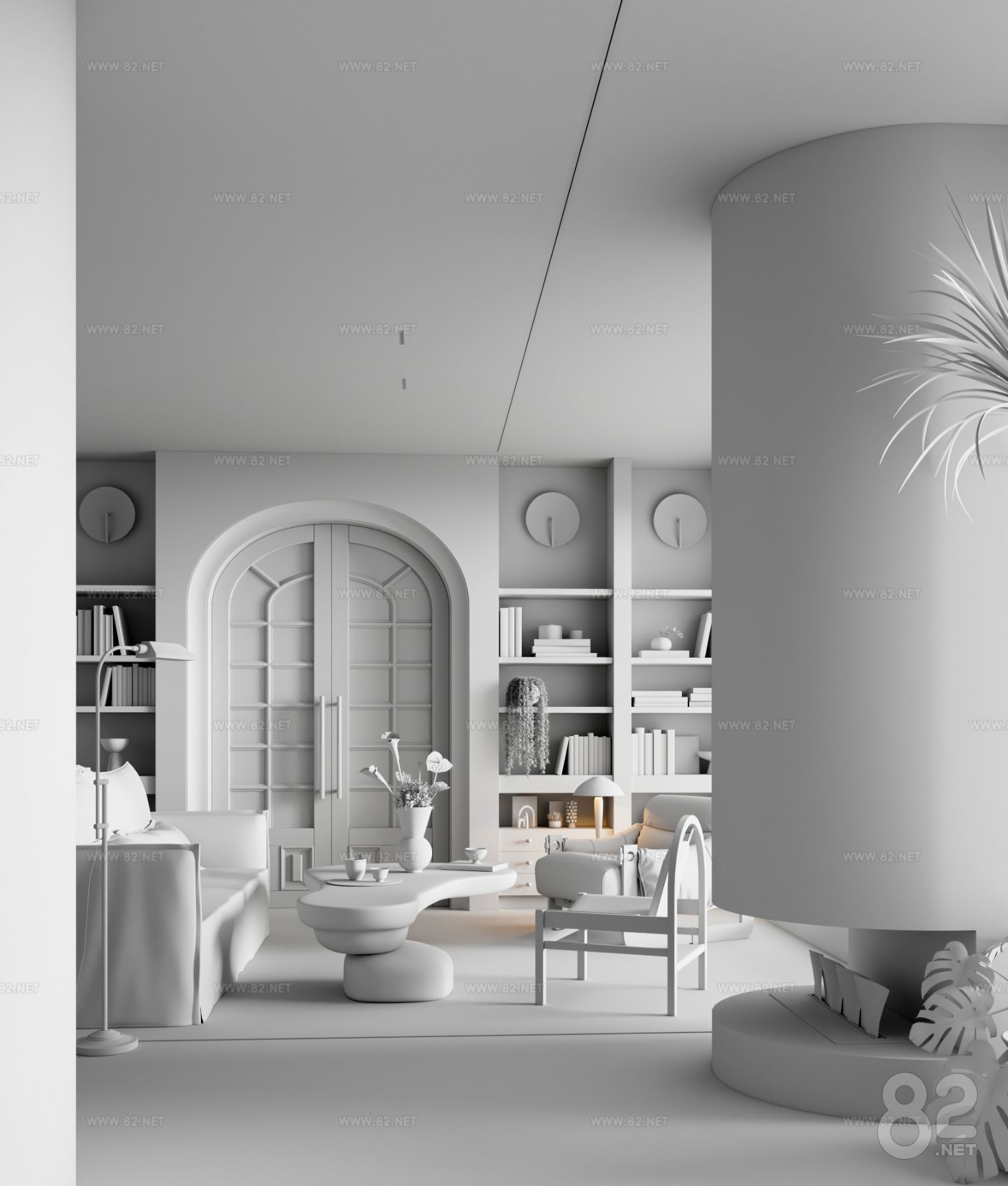 Exhibition Hall | 3Ds Max(.max) - 82Models