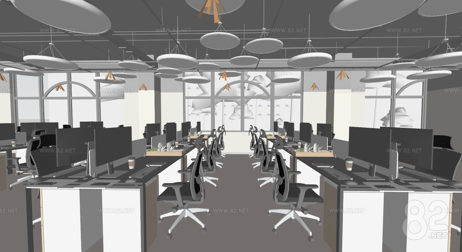 Office Area Office | SketchUp(.skp) - 82Models