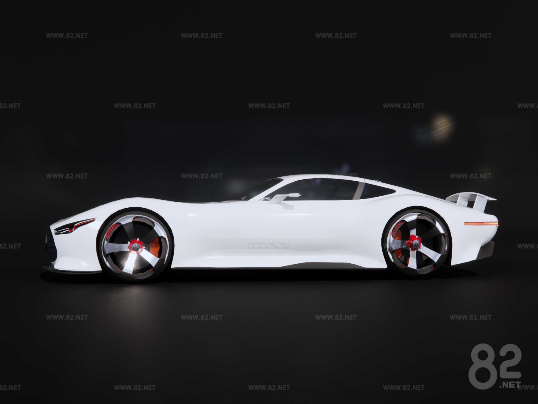 Mercedes-Benz concept car sports car | SketchUp(.skp) - 82Models