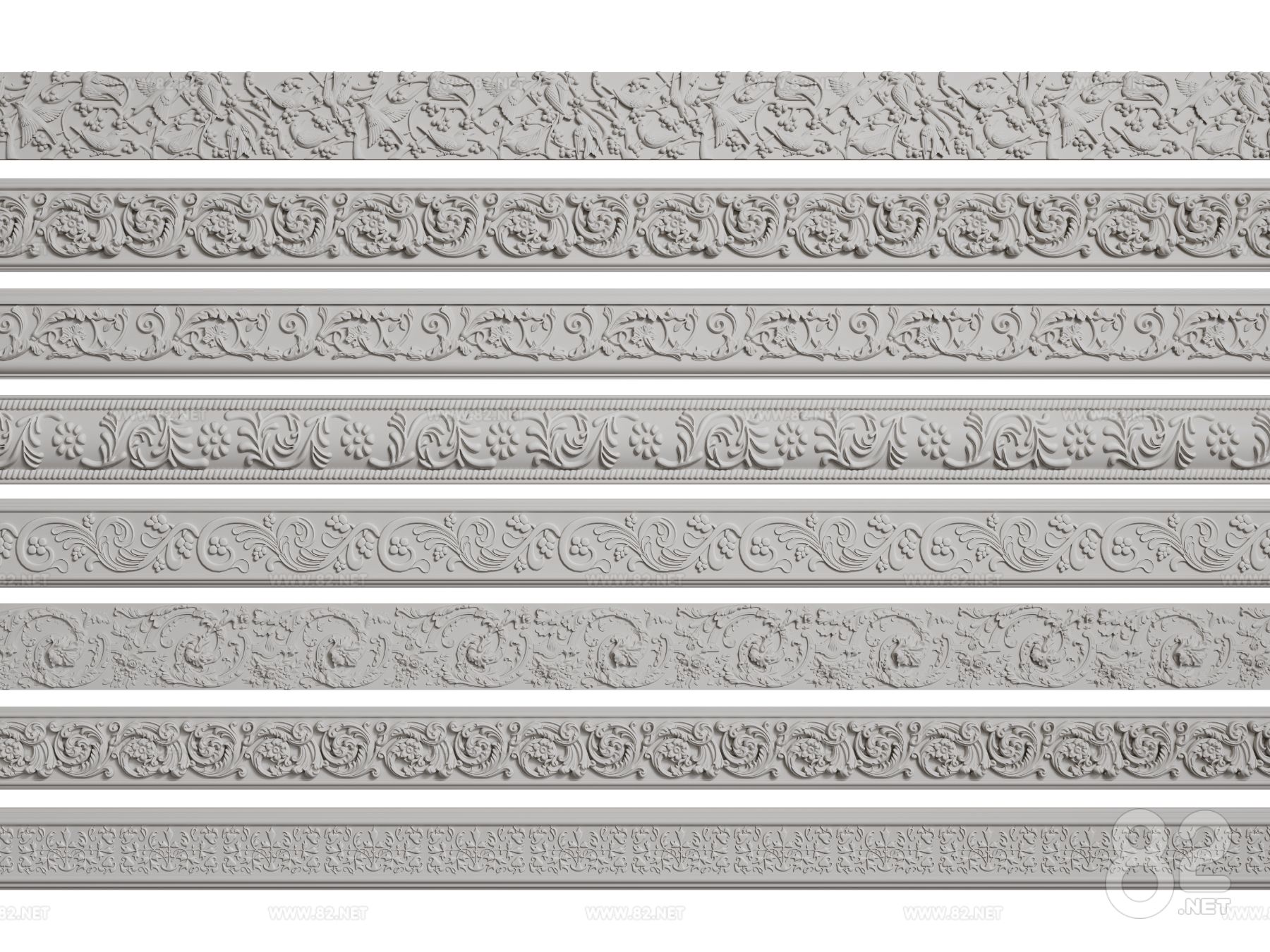 Line Gypsum Top Line Ceiling Corner Gypsum Line | 3Ds Max(.max) - 82Models