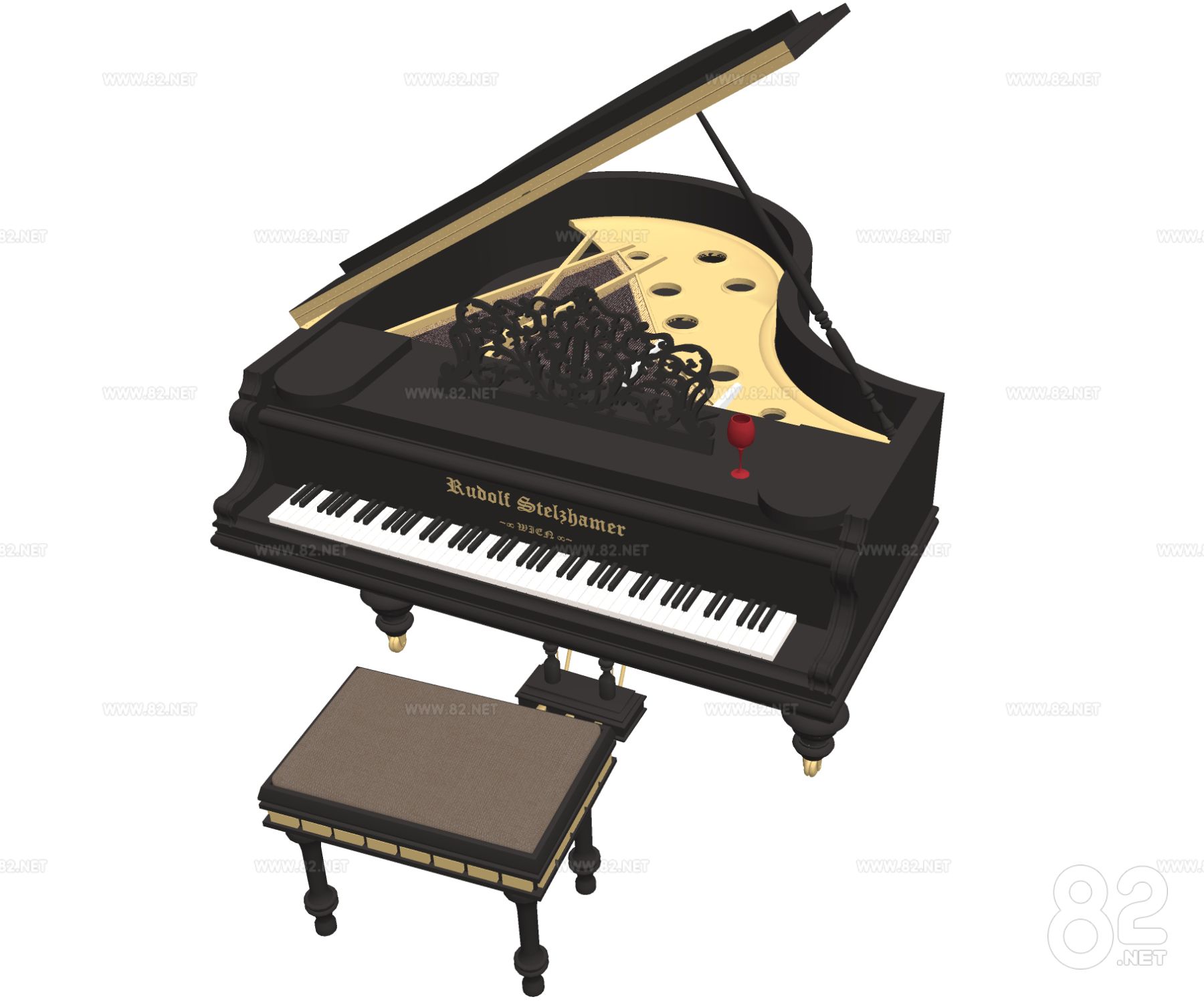 Piano Music Equipment Free | SketchUp(.skp) - 82Models