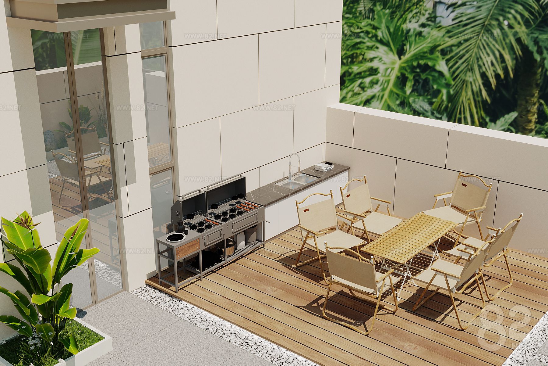 Living Balcony | 3Ds Max(.max) - 82Models