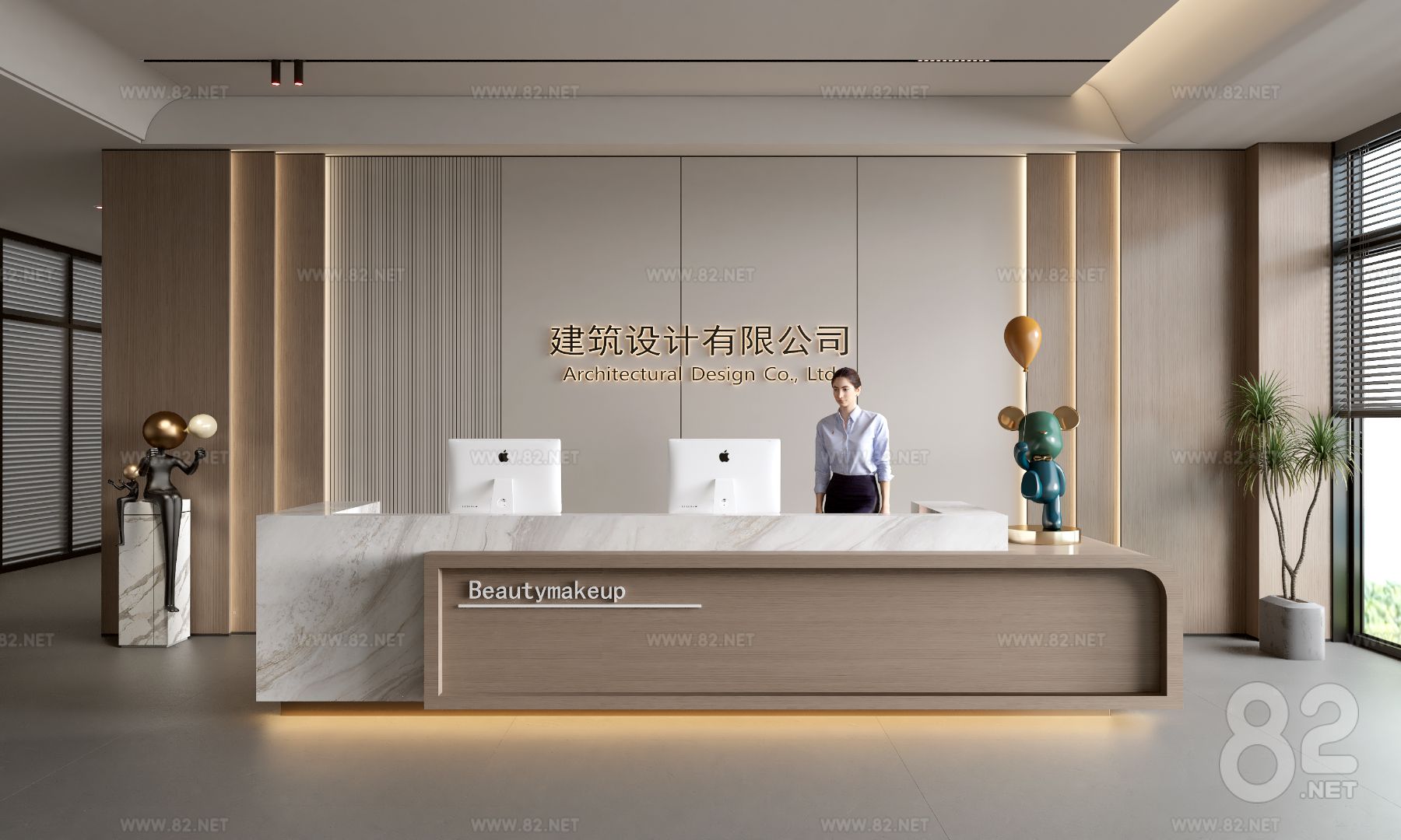 Front Desk Download | 3Ds Max(.max) - 82Models