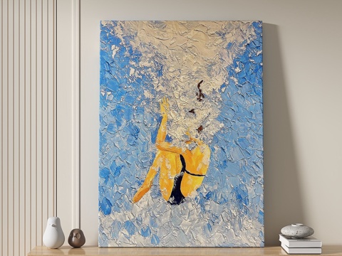Modern, simple, abstract, oil painting, Affordable Luxury Style ...
