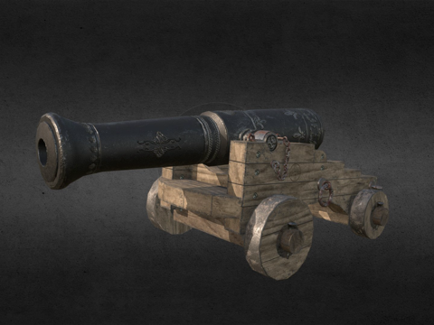 Medieval Cannon download | 3Ds Max(.max) - 82Models