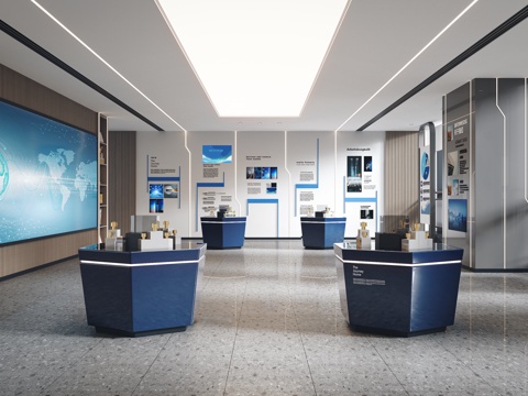 Enterprise Exhibition Hall 3D Model | 3Ds Max(.max) - 82Models