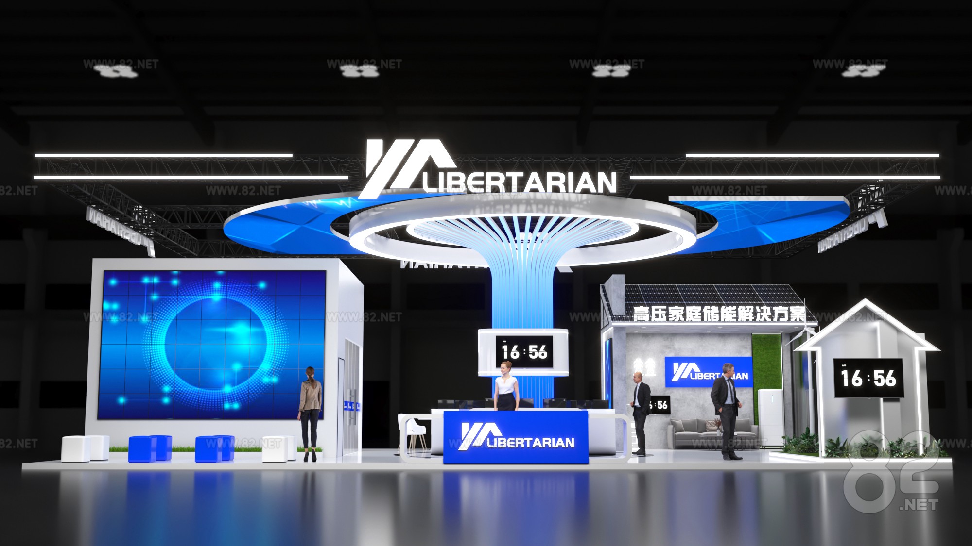Science and Technology Booth Exhibition Display | 3Ds Max(.max) - 82Models