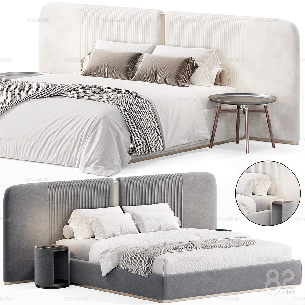Double bed | 3Ds Max(.max) - 82Models