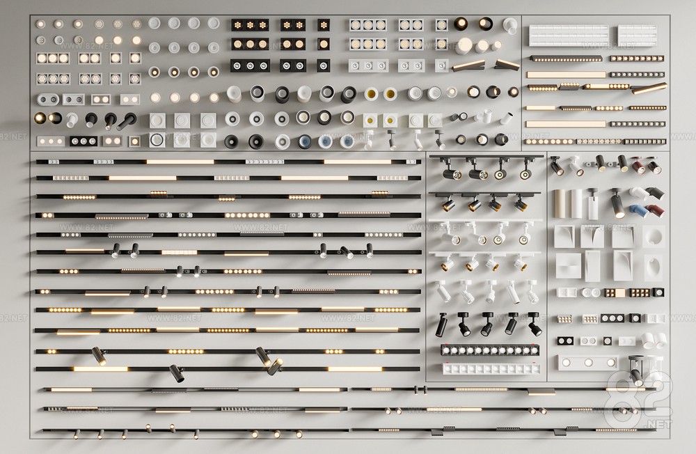 Downlight Magnetic Track Light | 3Ds Max(.max) - 82Models