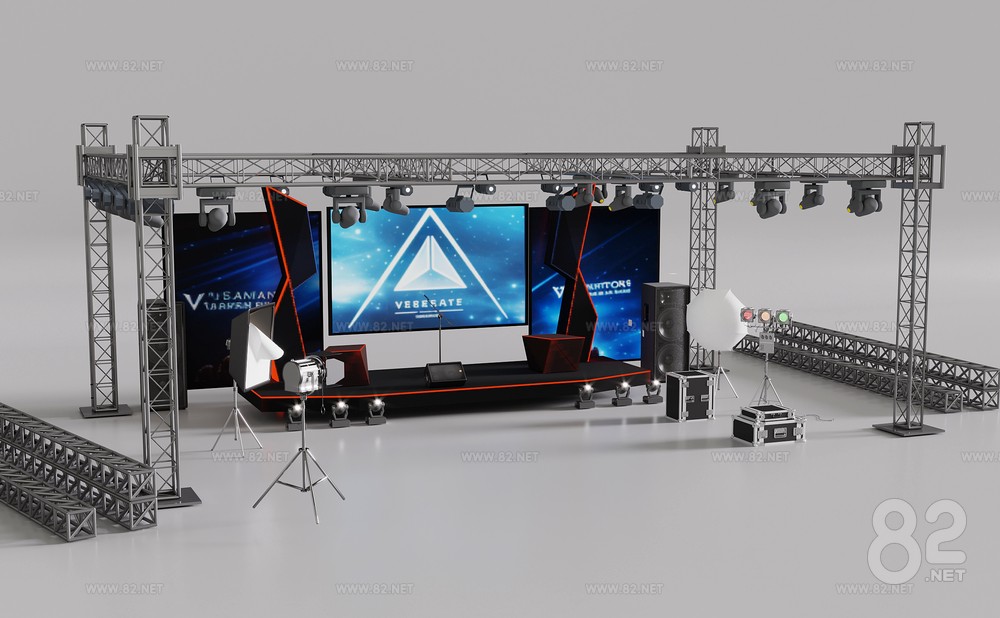 Outdoor stage | 3Ds Max(.max) - 82Models