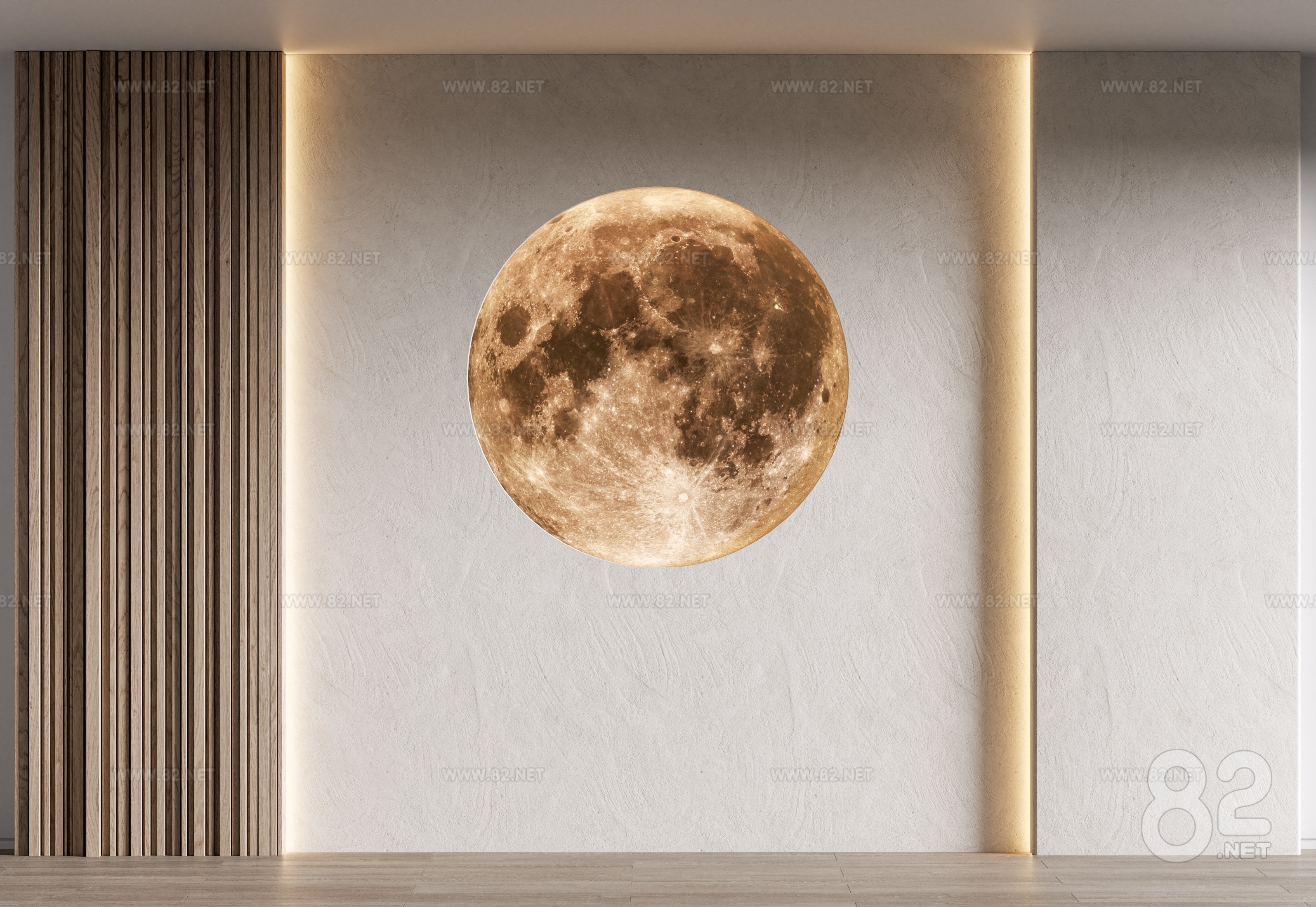 Moon wall lamp | 3Ds Max(.max) - 82Models