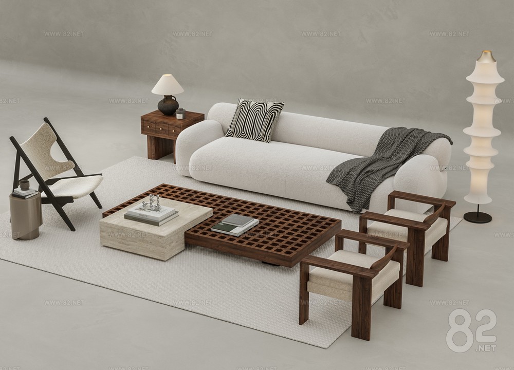 Sectional Sofa | 3Ds Max(.max) - 82Models