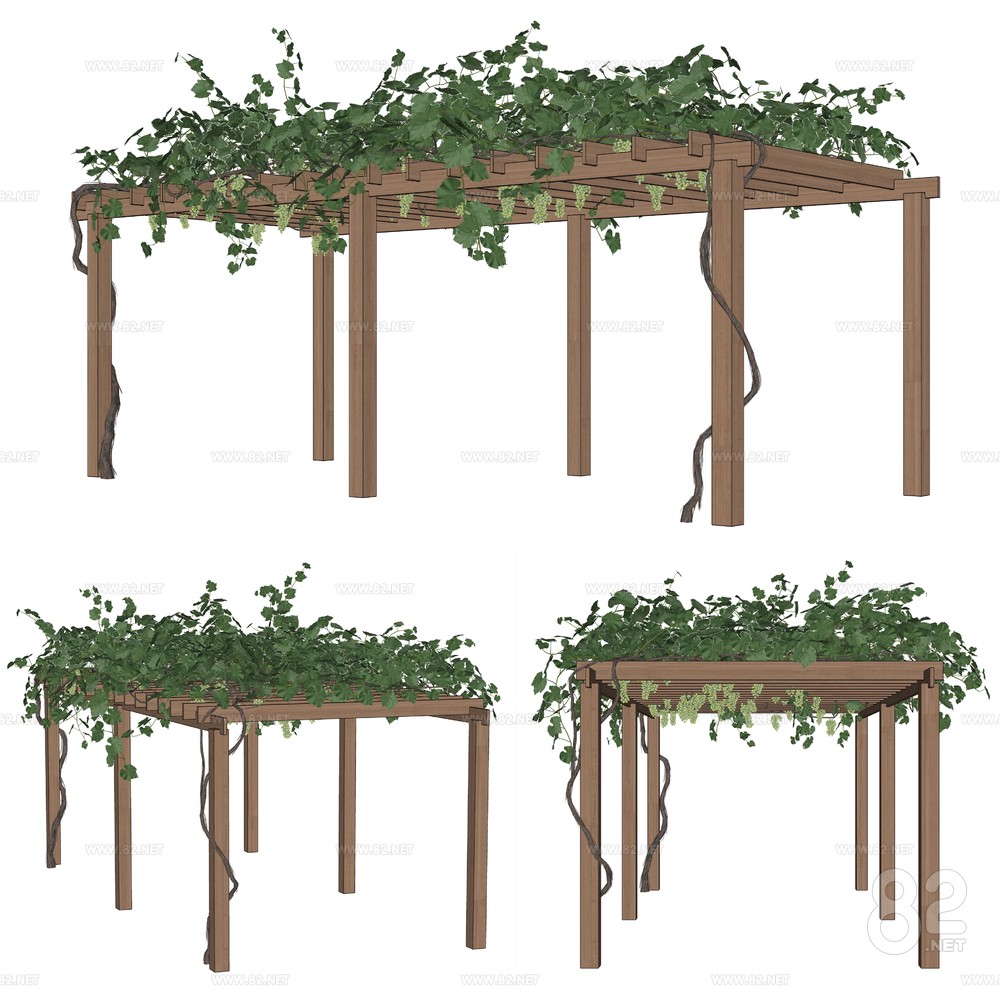 Flower rack and porch rack | SketchUp(.skp) - 82Models