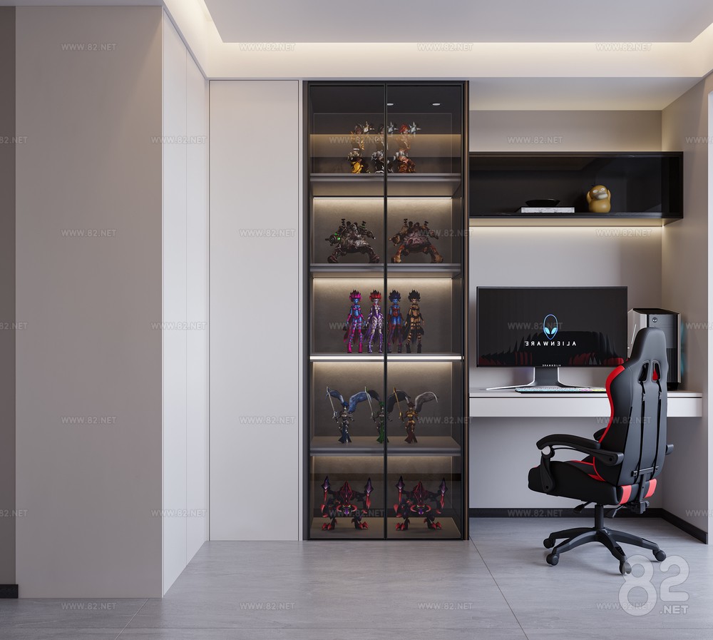 Study room electric competition room free of charge | 3Ds Max(.max) - 82Models