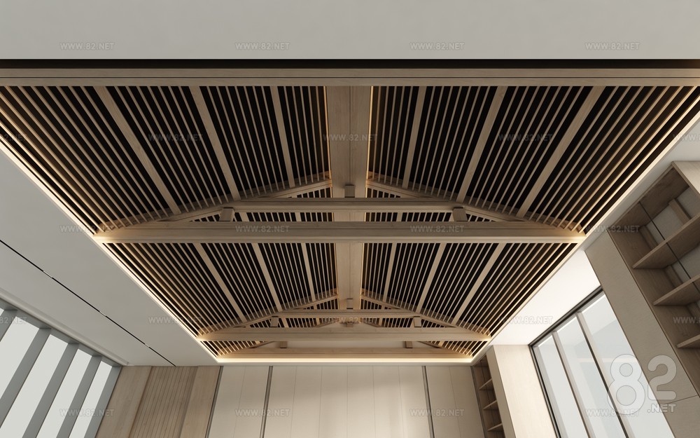 sloping roof ceiling 3D Model | 3Ds Max(.max) - 82Models