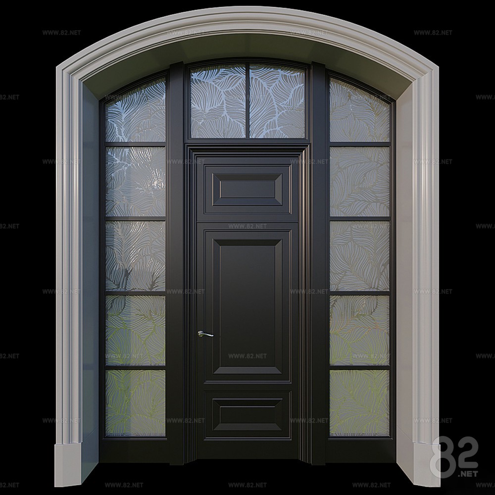 European-style single-door flat-door doors and windows | 3Ds Max(.max ...