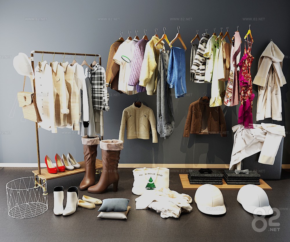 Clothes for free 3D Model | 3Ds Max(.max) - 82Models