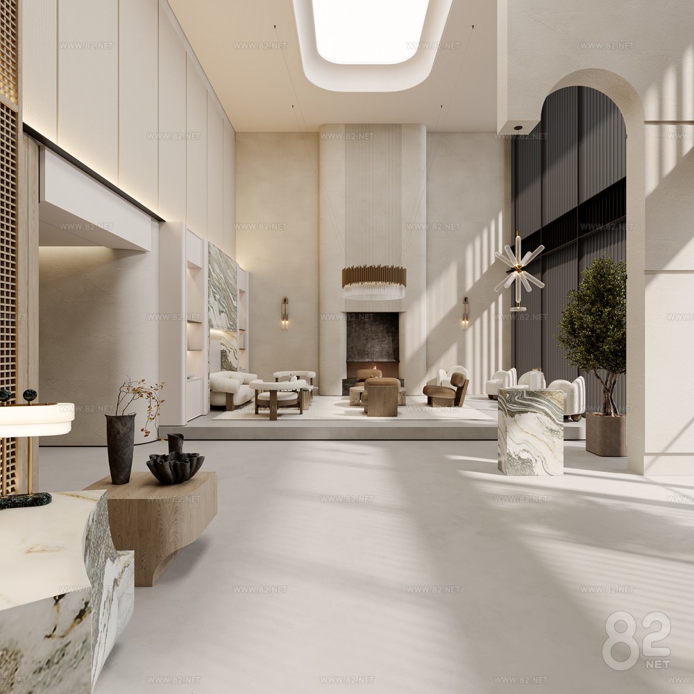 Hall | 3Ds Max(.max) - 82Models