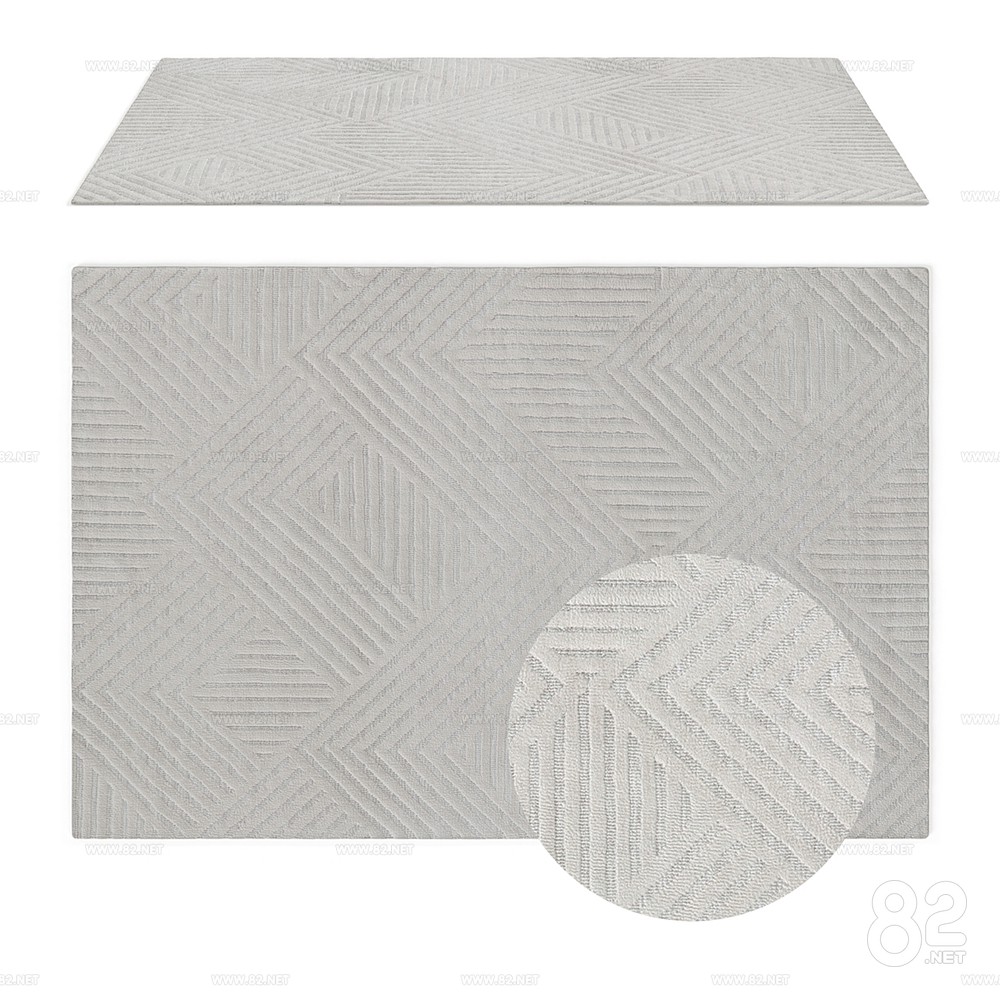 Simple Carpet Plush Carpet | 3Ds Max(.max) - 82Models