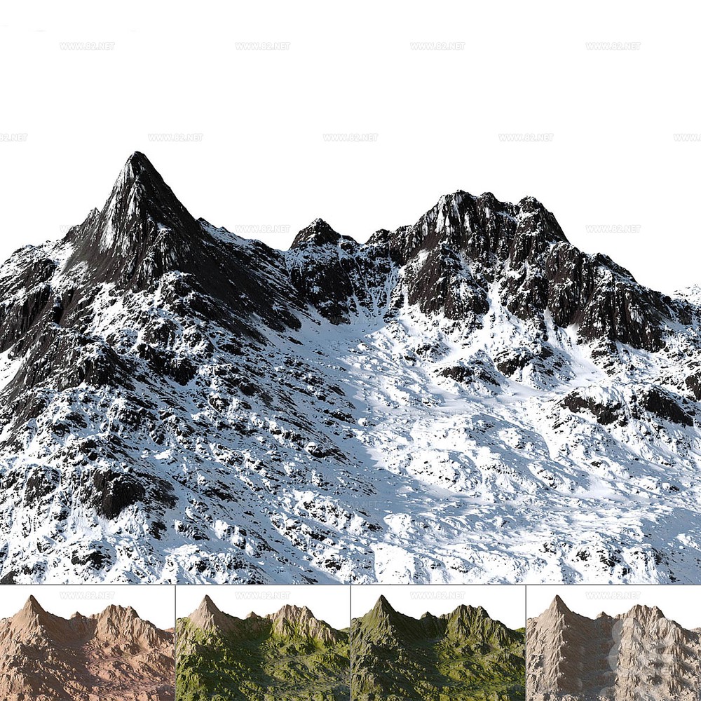 Mountains Free 3D Model | 3Ds Max(.max) - 82Models