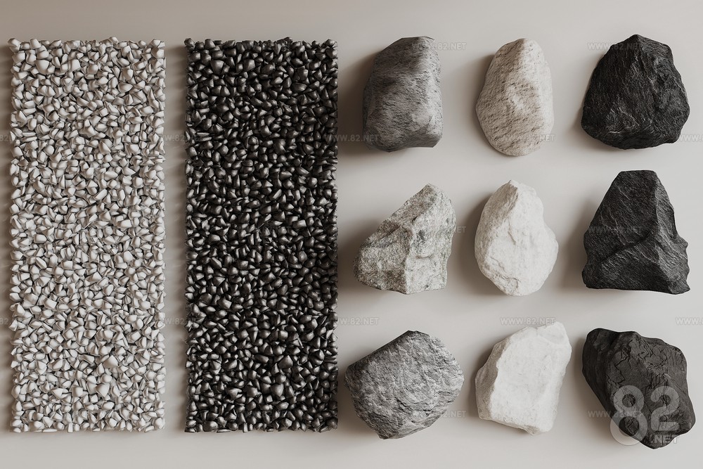 Stone | 3Ds Max(.max) - 82Models