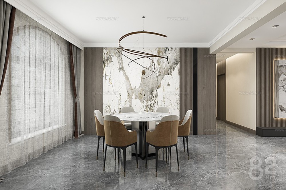 Restaurant Round Table Free | 3Ds Max(.max) - 82Models