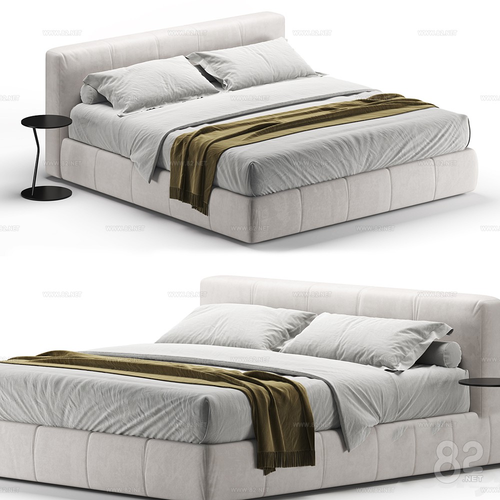Double bed free | 3Ds Max(.max) - 82Models