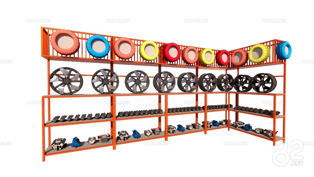 Auto repair tool tire | SketchUp(.skp) - 82Models