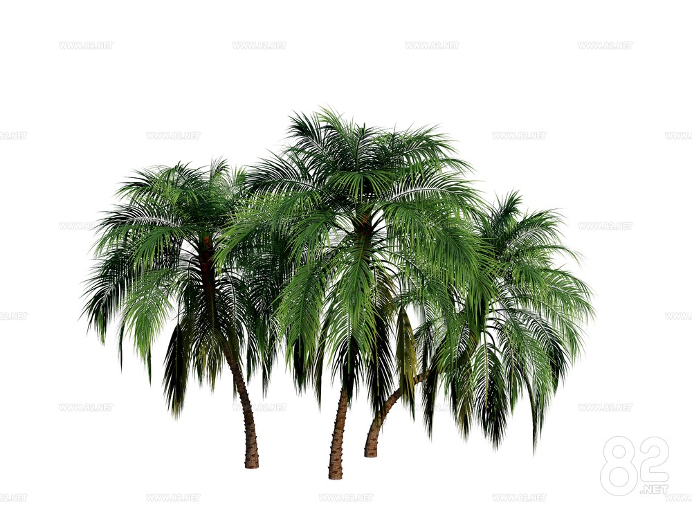 Garden Trees Needle Sunflower Landscape Tree | 3Ds Max(.max) - 82Models