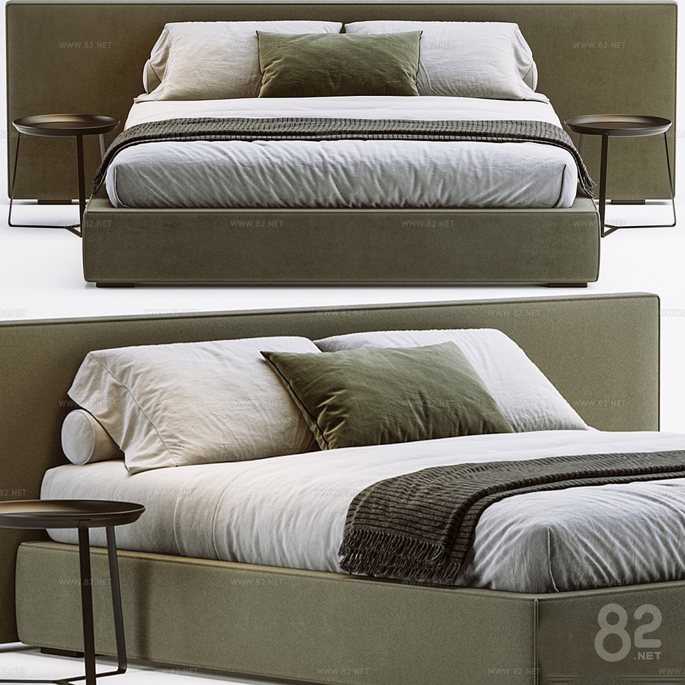 Double bed free | 3Ds Max(.max) - 82Models