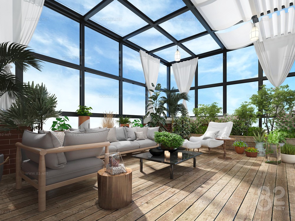 balcony sun room | 3Ds Max(.max) - 82Models