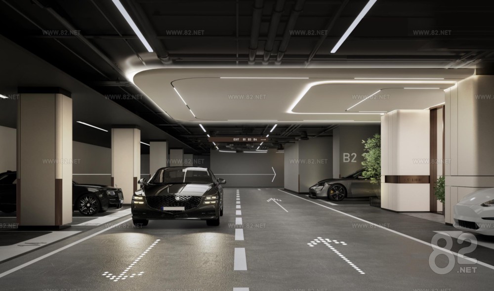 Parking garage Sketchup Model | SketchUp(.skp) - 82Models