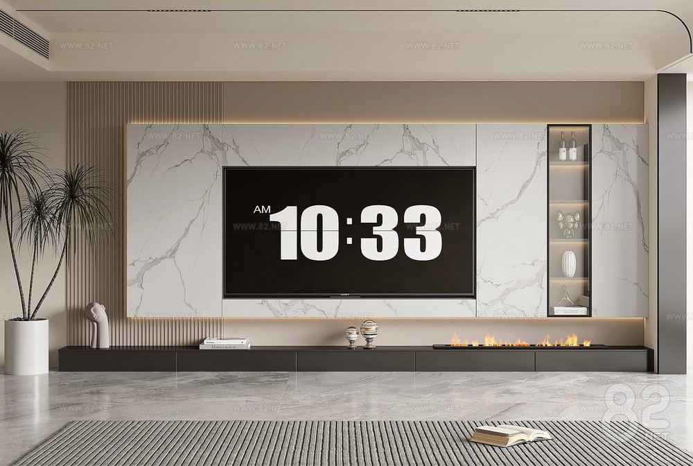 TV Wall | 3Ds Max(.max) - 82Models