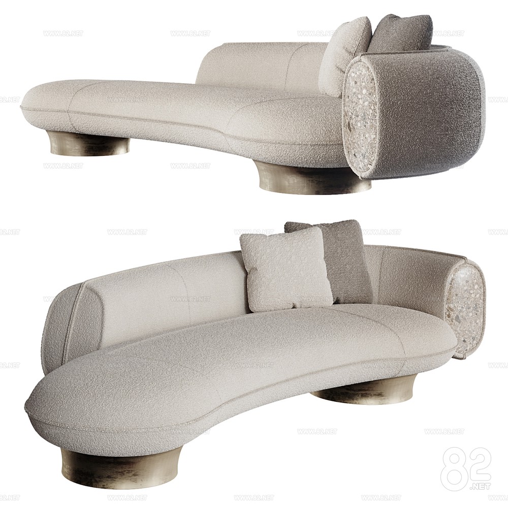 Curved sofa free | 3Ds Max(.max) - 82Models
