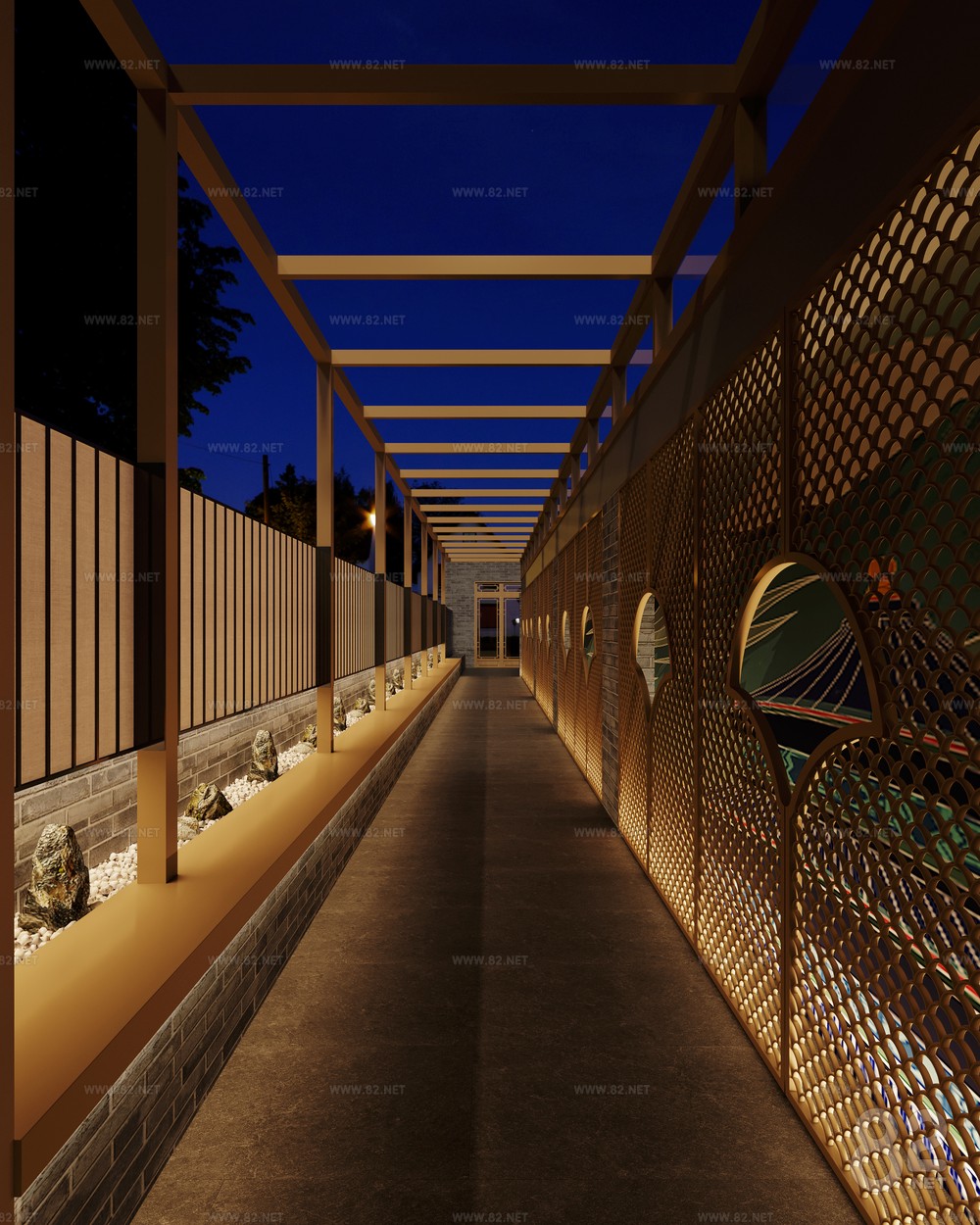 Hotel aisle corridor | 3Ds Max(.max) - 82Models