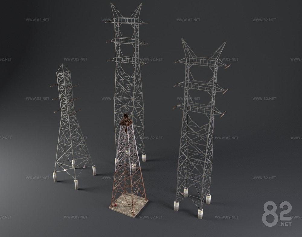 Signal tower | 3Ds Max(.max) - 82Models