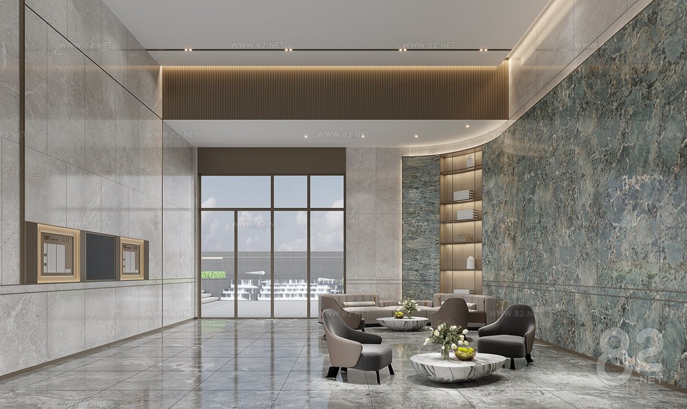 Sales office negotiation area | 3Ds Max(.max) - 82Models