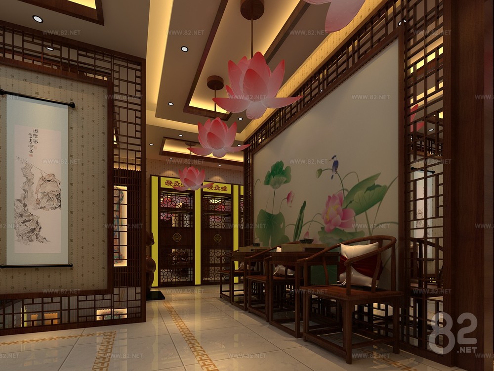 Free Acupuncture Hall | 3Ds Max(.max) - 82Models