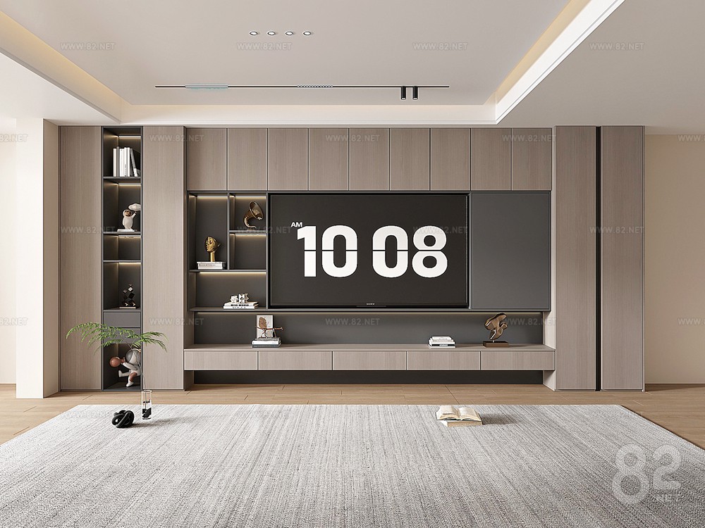 TV Background | 3Ds Max(.max) - 82Models