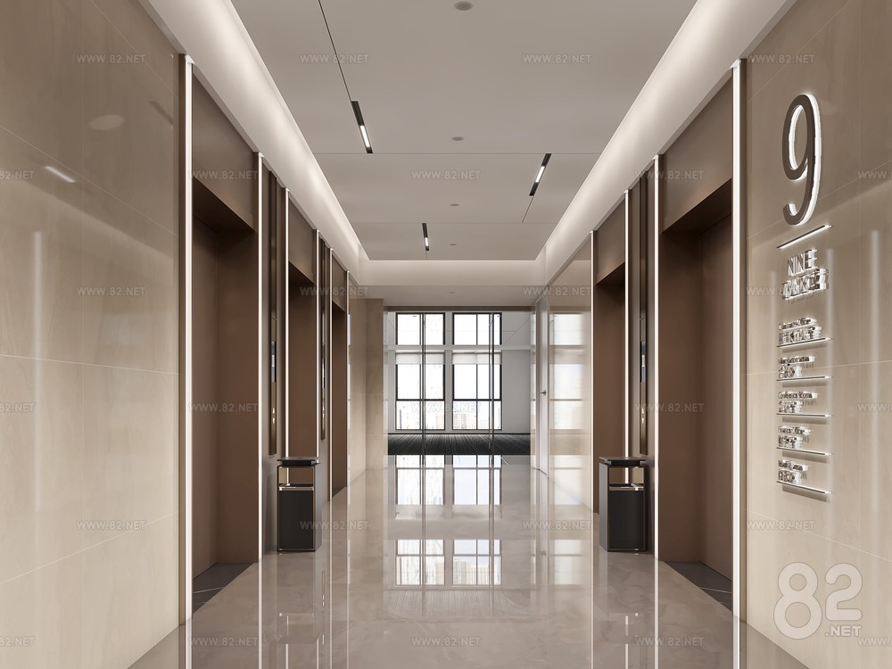 Elevator Hall Elevator | 3Ds Max(.max) - 82Models