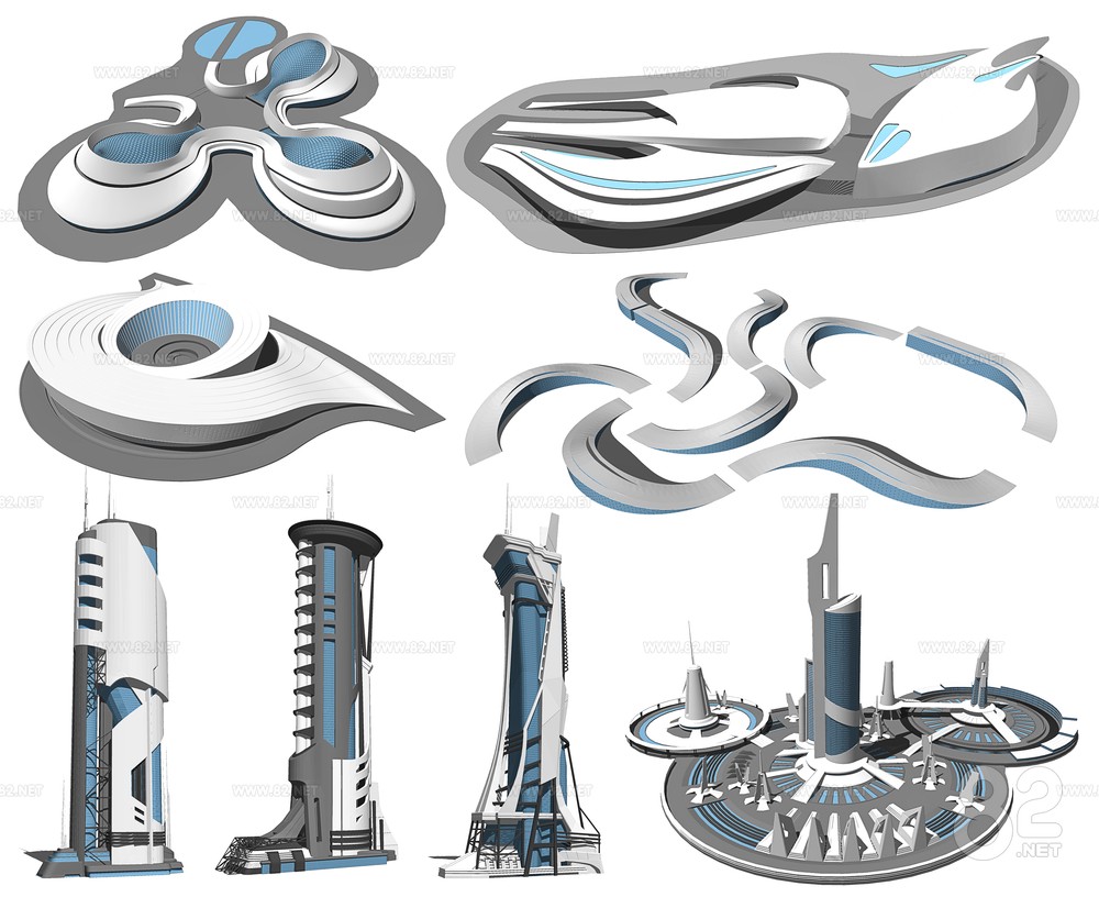 Space Base Art Museum | SketchUp(.skp) - 82Models